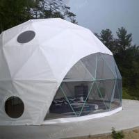 China 6m Outdoor Bubble Tent Glamping Prefabricated Geodesic Dome House for sale