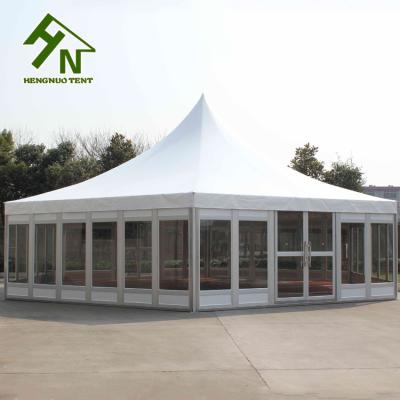 China 10m Diameter Luxury Multi Sided Tent VIP Lounge Aluminum Structure for sale