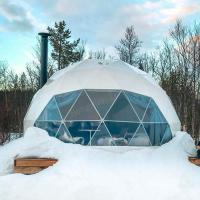 China Winter Inner Heated Outdoor Igloo Dome Geodesic Party Tent In Costa Rica for sale