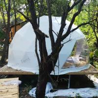 China UV Resistant Luxury Geodesic Dome Tent Prefabricated Camping House for sale