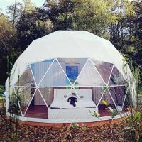 China 7m Outdoor Waterproof Portable Geodesic Dome PVC Roof Covered Home for sale