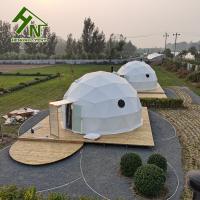 China 6m Diameter Waterproof Geo Dome Tent 4 Person Family Hotel Pop Up Igloo Tent for sale