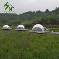 China Large Camping Home Backyard Geodesic Dome Tent Kits Glamping Garden House for sale