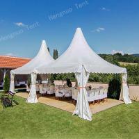 China White High Peak Top 20x20 Ft Party Pagoda Marquee For Outdoor Events for sale