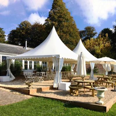 China Wedding Party 7x7 Pagoda Event Tent Outdoor Garden Gazebo Canopy for sale