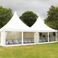 China White High Peak Top 20x20 Ft Party Pagoda Marquee For Outdoor Events for sale