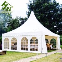 China White High Peak Top 20x20 Ft Party Pagoda Marquee For Outdoor Events for sale