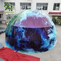 China Outdoor Large Diameter 10m Spray Painting Geodesic Dome Tent For Events for sale