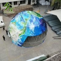 China Outdoor Large Diameter 10m Spray Painting Geodesic Dome Tent For Events for sale
