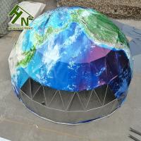 China Outdoor Large Diameter 10m Spray Painting Geodesic Dome Tent For Events for sale