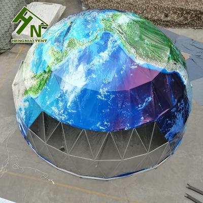 China Outdoor Large Diameter 10m Spray Painting Geodesic Dome Tent For Events for sale