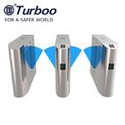 China SUS304 Flap Barrier Turnstile Electronic For Swimming Pool / Toilets for sale