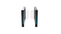 China Single / Double Lane Swing Barrier Turnstiles Electric Swing Barrier Gate for sale