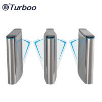 China Temperature-Resistant Pedestrian Flap Barrier Gate with RFID/QR Code Sensor 5 paris for sale