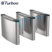 China Temperature-Resistant Pedestrian Flap Barrier Gate with RFID/QR Code Sensor 5 paris for sale