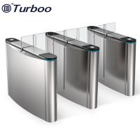 China Dry Contact Pedestrian Flap Turnstile Gate Access Control Sliding Gate for sale