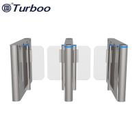 China Brushless Servo Motor Speed Gate Turnstile Access Control Swing Barrier Gate for sale
