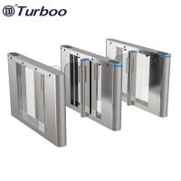 China Brushless Servo Motor Speed Gate Turnstile Access Control Swing Barrier Gate for sale