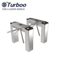 China 3 Arms Tripod Turnstile Gate Arm Drop Semi Automatic Turnstile With Hydraulic Damper for sale