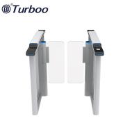 China Slim Durable Office Security Gate Protection With Acrylic / Tempered Glass Arm for sale