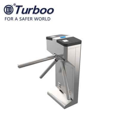 China Automatic Security Tripod Turnstile Gate Supermarket RFID System Drop Arm Turnstile Gate for sale