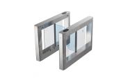 China Qr Code Reader Swing Turnstile Barrier Access Control Pedestrian Barrier Gate For Housing Estate for sale