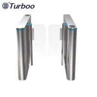 China Stainless Steel Speed Gate Turnstile Built-In Card Capture Reader Brushless Servo Motor for sale