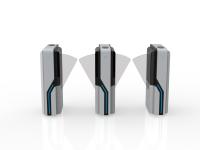 China 35person/min Pass Rate Flap Turnstile Gate for Quick and Smooth Access Control for sale