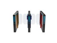 China Automatic Steel Electronic Turnstile Secure Facial Recognition Waterproof Swing Barrier Gate LA3217 for sale