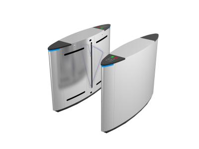 China Indoor Barrier Flap Pedestrian Barrier Gate Safety Security Face Recognition Turnstile Terminal for sale