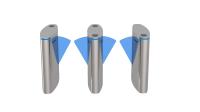 China Access Control Stainless Steel Flap Barrier Gate for Fast Passage in Office Building Area for sale