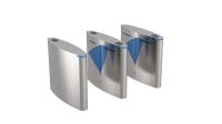 China Access Control Stainless Steel Flap Barrier Gate for Fast Passage in Office Building Area for sale