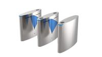 China Access Control Stainless Steel Flap Barrier Gate for Fast Passage in Office Building Area for sale
