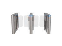 China Supermarket Entrance Automatic Security Swing Barrier Rfid Reader Access Control System Speed Gate Turnstile for sale