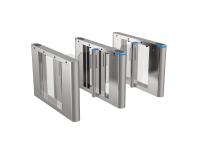 China Supermarket Entrance Automatic Security Swing Barrier Rfid Reader Access Control System Speed Gate Turnstile for sale