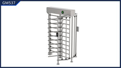China 30p/m Full Height Turnstile Gate With SUS304 Frame AC100V-240V Input for sale