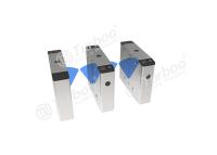 China 24V RFID/QR Code Sensor Pedestrian Flap Barrier Gate for Community Entrance Control for sale
