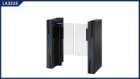 China Secure Pederstrain Speed Gate for Community/Office Entrance Pass Width 600-900mm Infrared Sensor and QR Code for sale