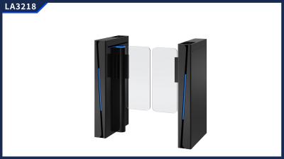 China Secure Pederstrain Speed Gate for Community/Office Entrance Pass Width 600-900mm Infrared Sensor and QR Code for sale