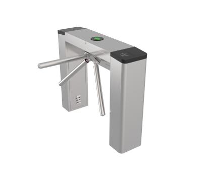 China Semi-Automatic RFID QR Code Tripod Turnstile Gate for Secure Access Control for sale
