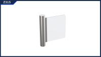 China Tempered Glass Swing Gate for Self Supermarket with Pass Width 600-900mm - high end Z315 for most Scenes - RFID - Integrated with Finger print Face recognition ID Card for your solotions for sale