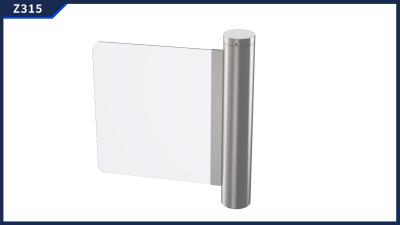 China Tempered Glass Swing Gate for Self Supermarket with Pass Width 600-900mm - high end Z315 for most Scenes - RFID - Integrated with Finger print Face recognition ID Card for your solotions for sale