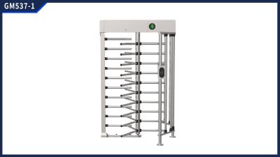 China 304 Stainless Steel Full Height Turnstile Gate with RFID QR reader for sale