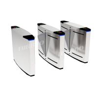 China Flap Barrier Gate Stainless Steel Speed Gate Pedestrian Office Security Great Looking for sale