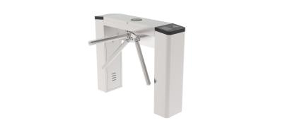 China 304 SUS Hairline 400 Semi-Automatic Tripod Turnstile Gate with Security Access Control System RFID for sale
