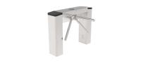 China 304 Stainless Steel Semi Auto Tripod Turnstile With Card Reading And QR Code Scanner for sale