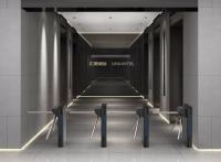 China Turboo RFID Face Recognition QR Code Brushless Motor Heavy Duty Stainless Steel Access Control Tripod Gate LA1218 for sale