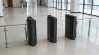 China Turboo High-end Aluminum alloy Pedestrian Turnstile Sliding Gate LA6218 for sale