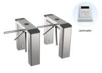 China RFID Access Control Tripod Turnstile Gate DC 24V Easy Installation Bridge Style for sale