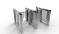China Anti Collision Swing Barrier Gate 304 Stainless Steel Stable 1.5mm SUS304 Material for sale